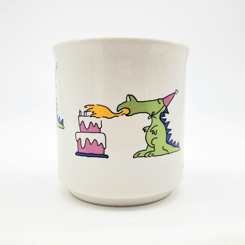 Awesome Vintage Happy Birthday Dragon Boynton Crocodile Blowing Out ...
