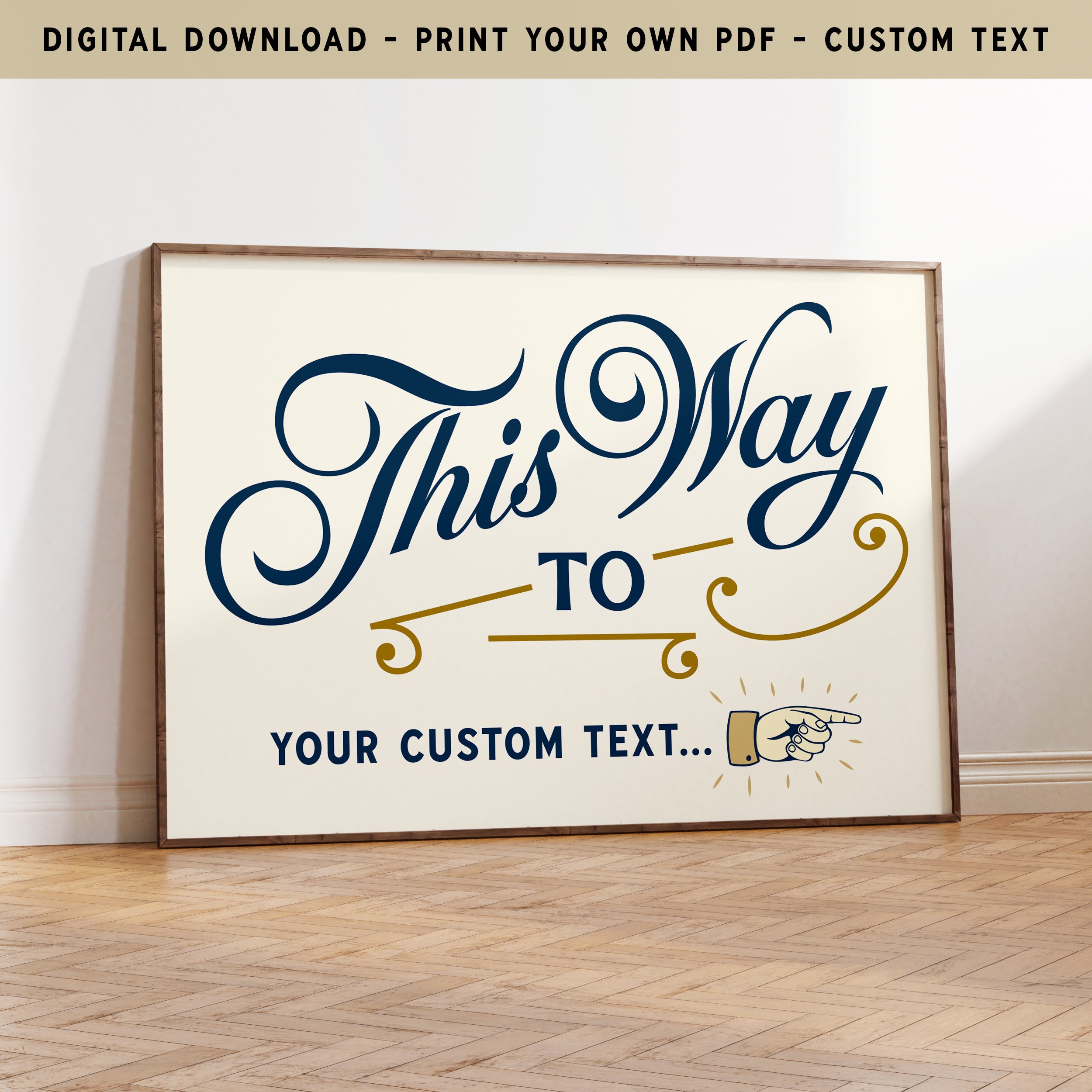 Personalised Event Arrow Sign - Wedding Parking, Directional Signs ...