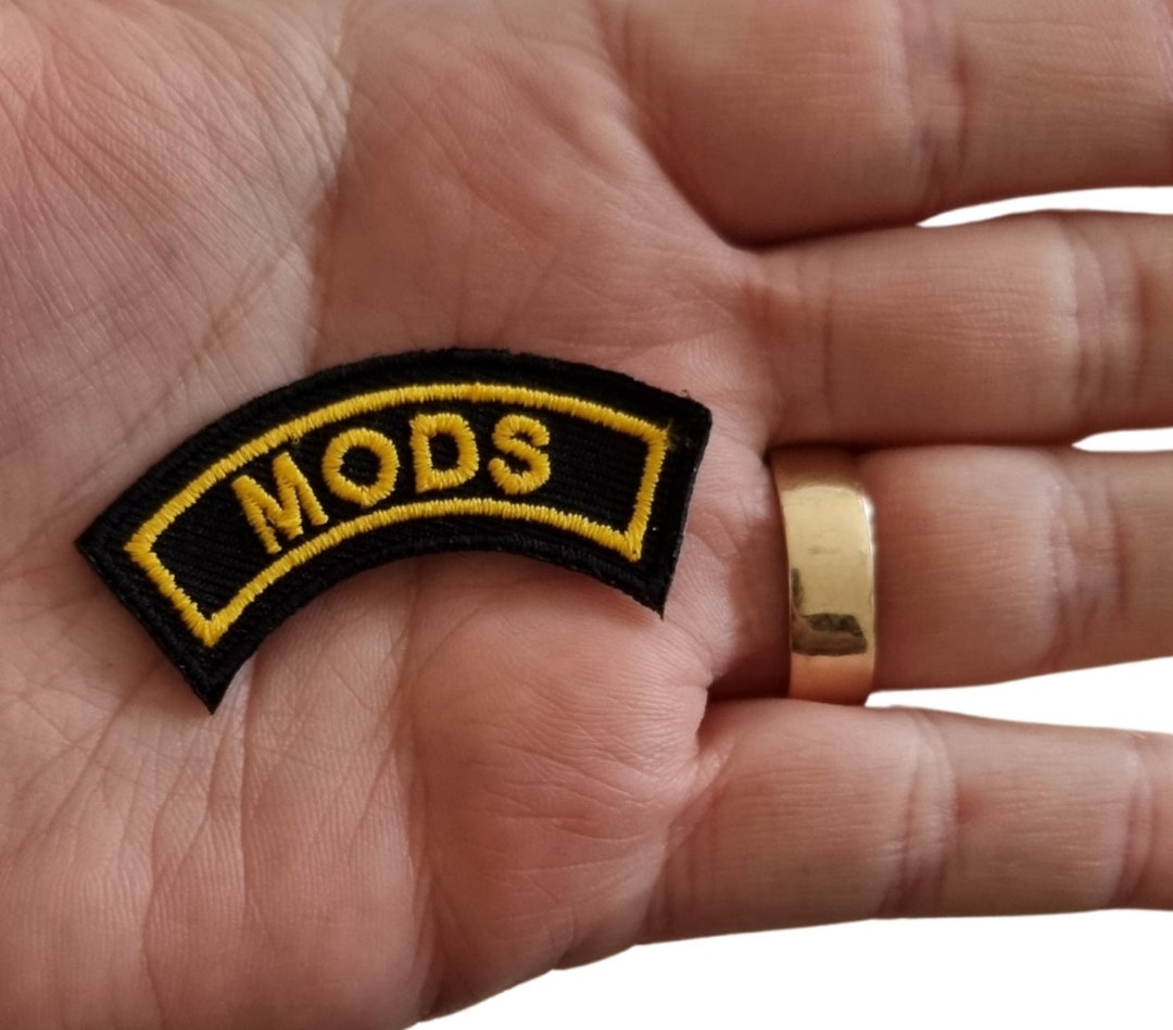 MODS Army Rank Style Embroidered Patch - Etsy
