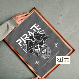 Set of 3, Pirate, Ship, Pirate Artwork, Skeleton Skulls, Pirate ...