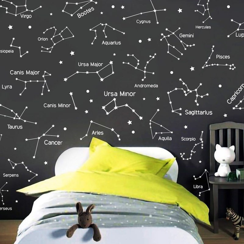 Constellation Wall Decal - Etsy