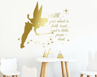 Peter Pan Wall Decal - Etsy