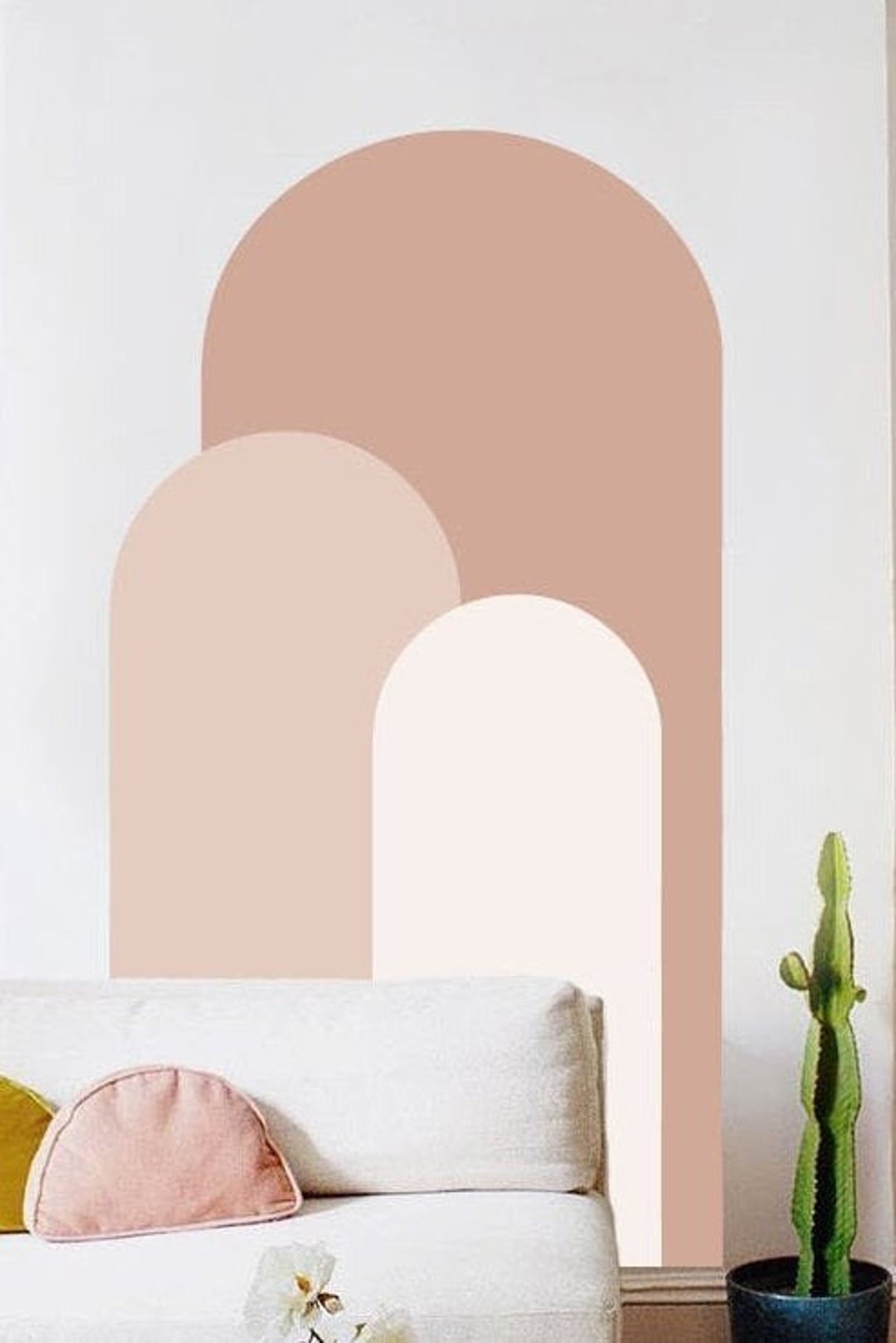 Color Block Arch Decals -arch Wall Sticker, Arch Color Decal ,boho Arch ...