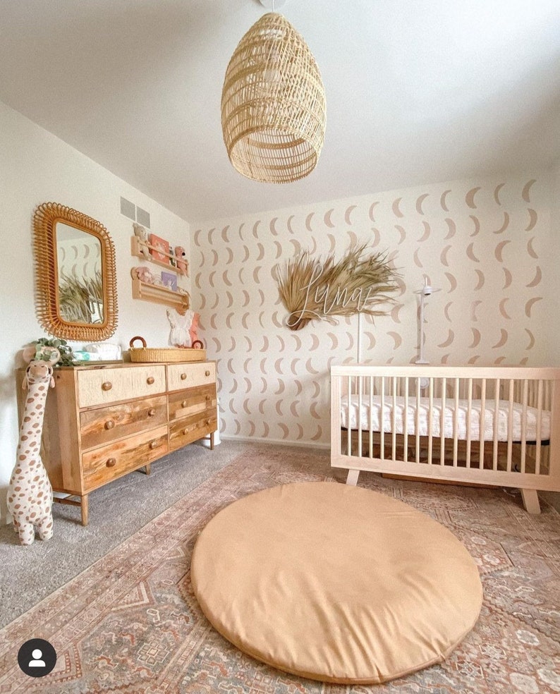 Moon Phases Wall Decal - Luna Moons, Moon Phases Sticker, Crescent ...