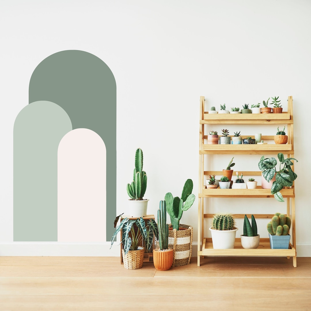 Color Block Arch Decals -arch Wall Sticker, Arch Color Decal ,boho Arch ...