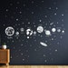 Space Wall Decal Planets Wall Decal, Solar System Sticker, Stars Wall ...