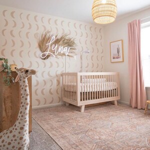 Moon Phases Wall Decal - Luna Moons, Moon Phases Sticker, Crescent ...