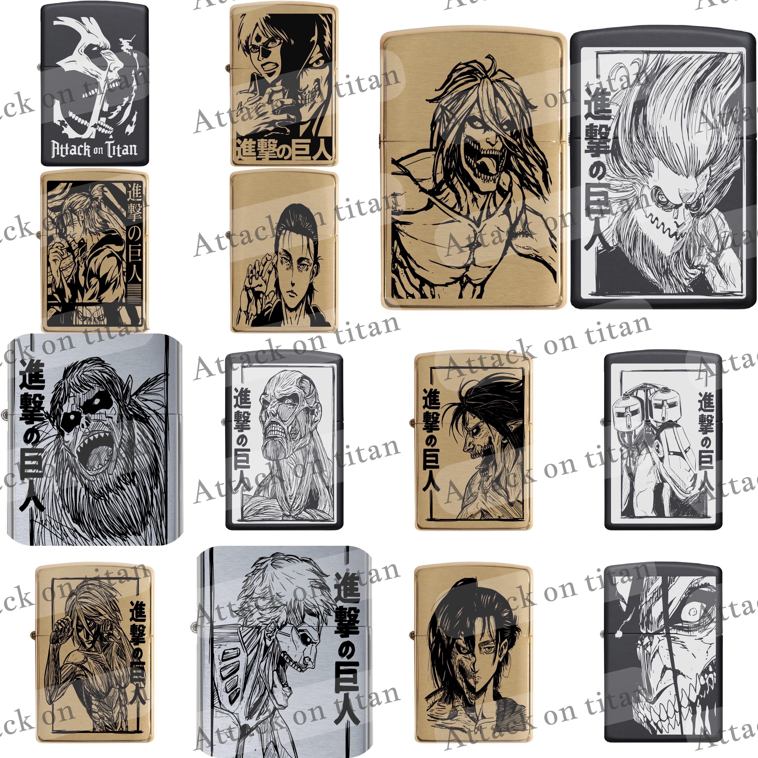 Anime Themed Engraved Metal Lighter - Etsy
