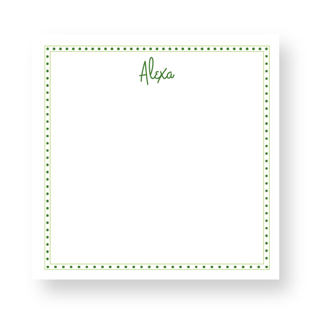 Custom Border & Frame Notepad Custom Personalized Notepad - Etsy