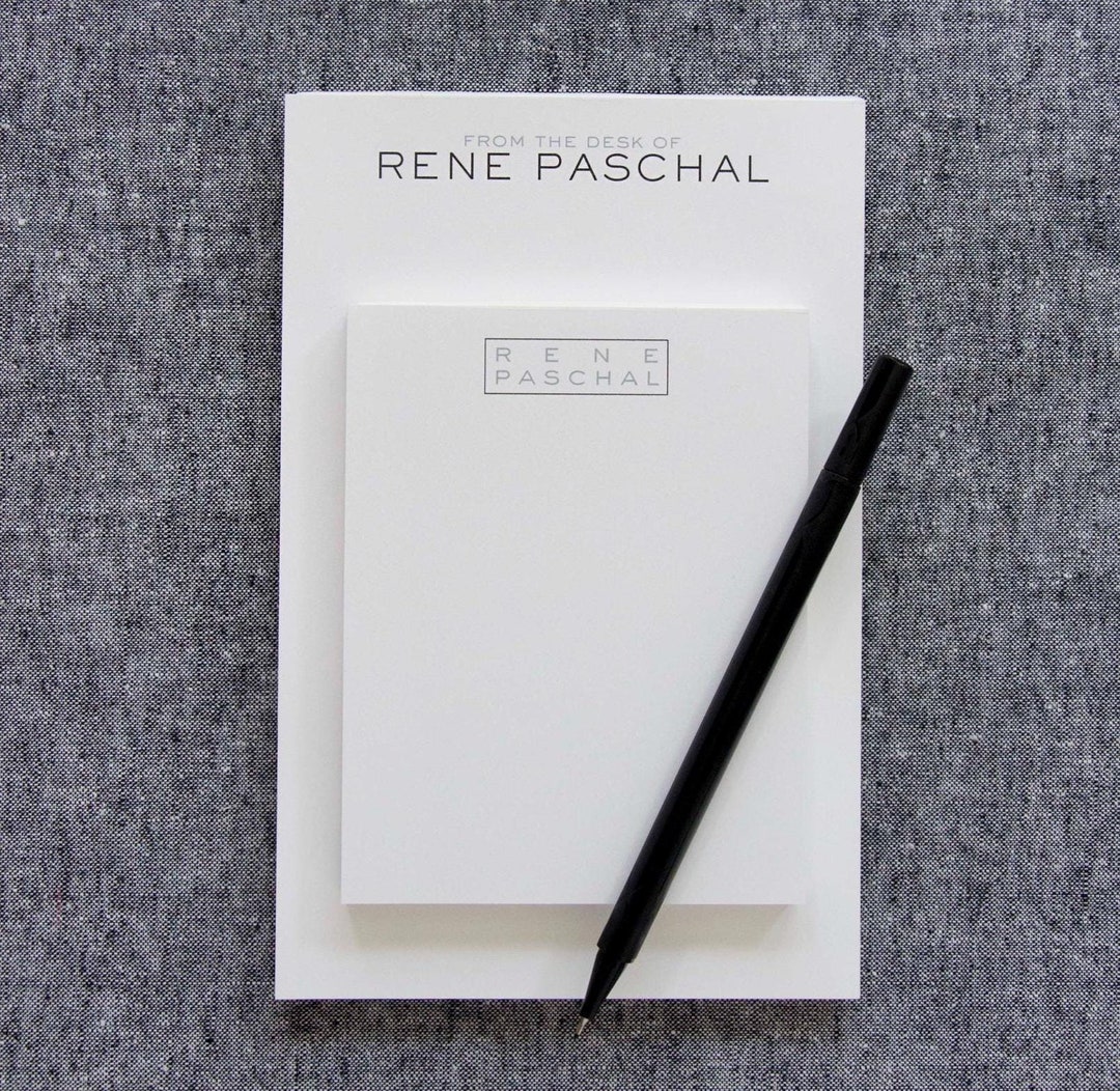 Set of Personalized Notepads | Custom Notepads | PP2 - Etsy