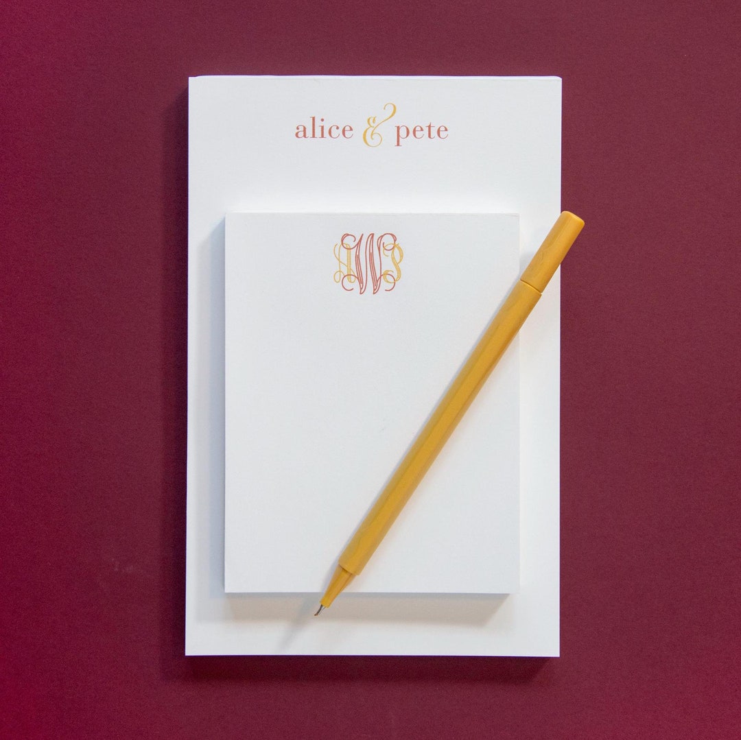 Set of Personalized Notepads | Custom Notepads | PP1 - Etsy