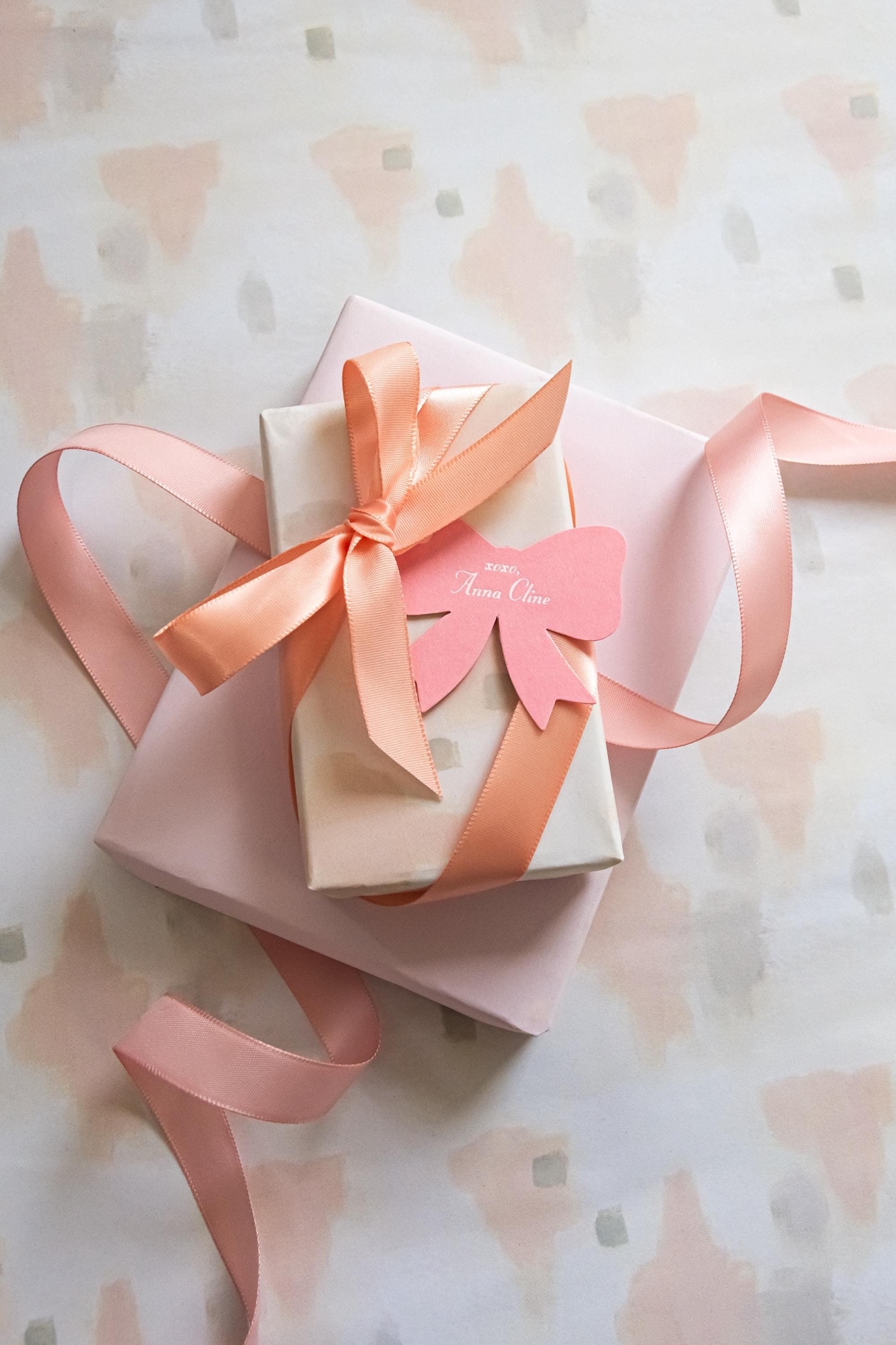 Foil Gift Tags With Personalized Name | Custom Bow Gift Tag | Design ...