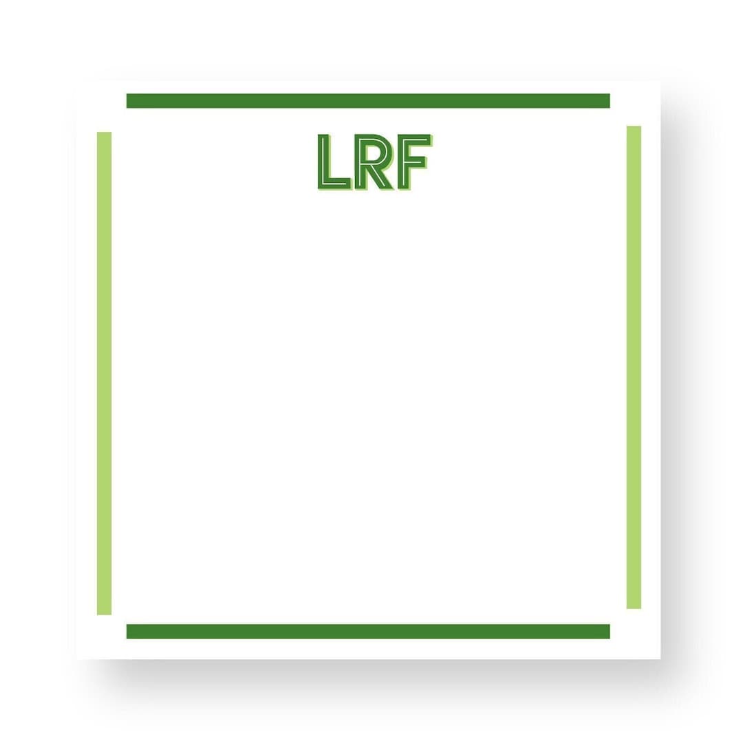 Personalized Border Notepad | Custom Blocky Name Notepad | BF-2 - Etsy