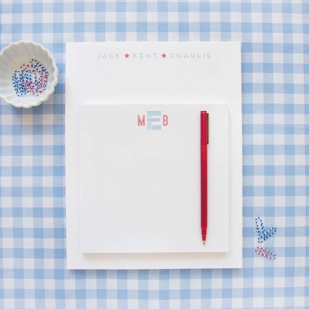 Set of Personalized Notepads | Custom Notepads | PP12 - Etsy