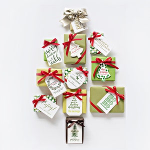 Embossed Gift Tags With Personalized Name | Custom Christmas Gift Tag ...