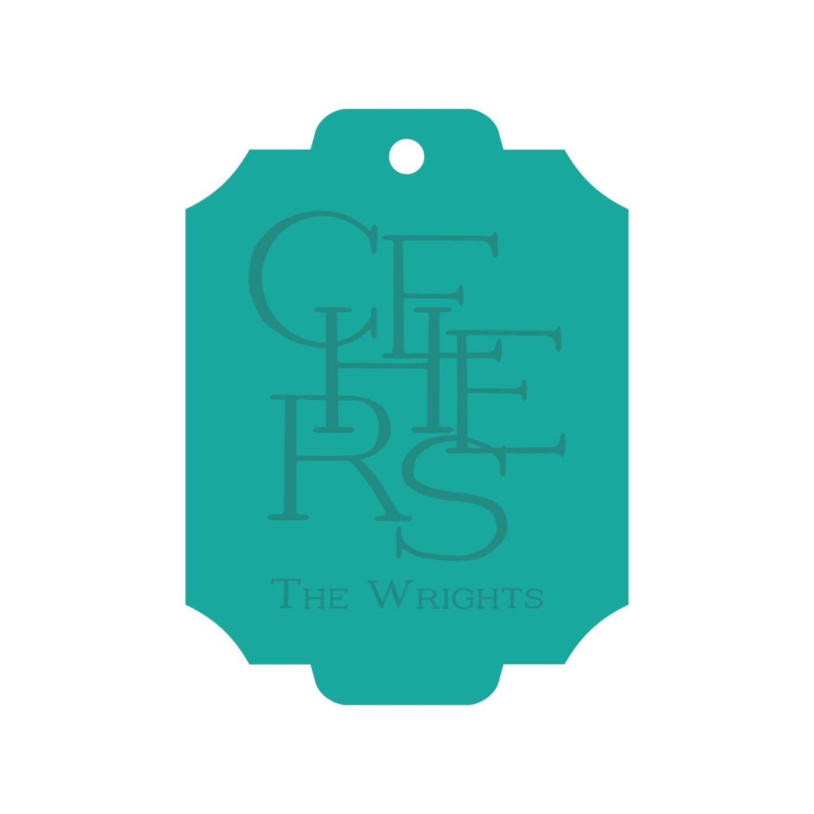 Embossed Gift Tags With Personalized Name | Custom Christmas Gift Tag ...