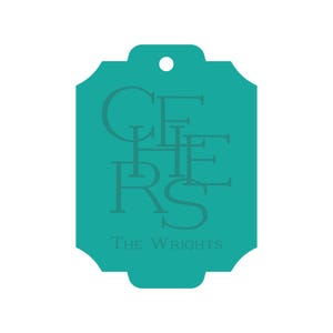 Embossed Gift Tags With Personalized Name | Custom Christmas Gift Tag ...