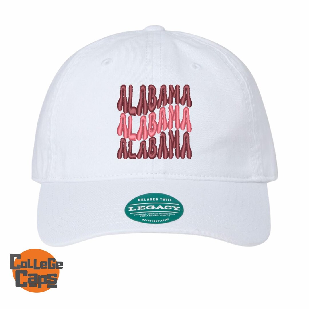Alabama Wave Design / Roll Tide Hat / Bama Hat / Roll Tide Cap ...