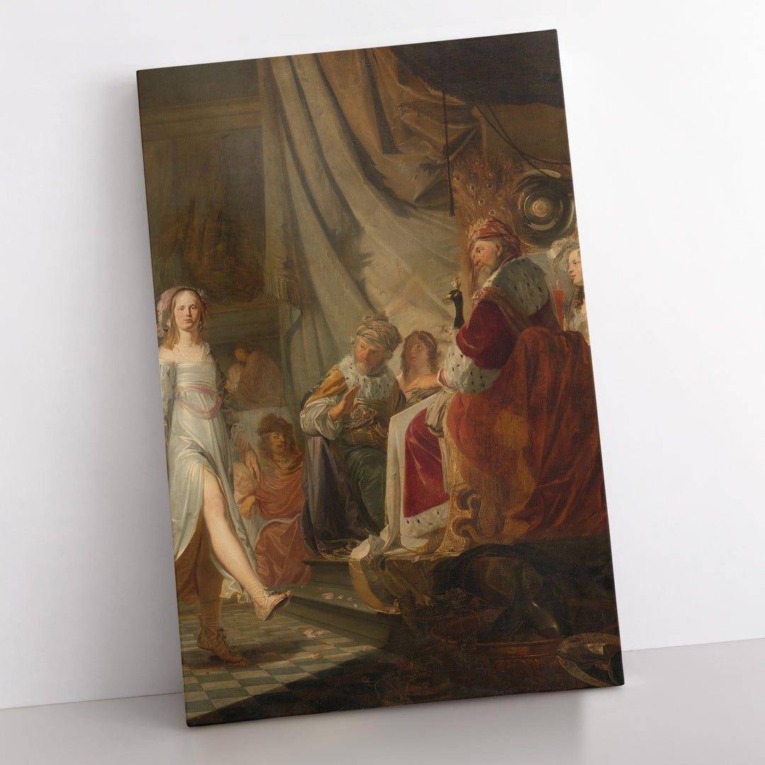 Salome Dancing Wall Canvas Prints - Baroque Art by Hans Horions for ...