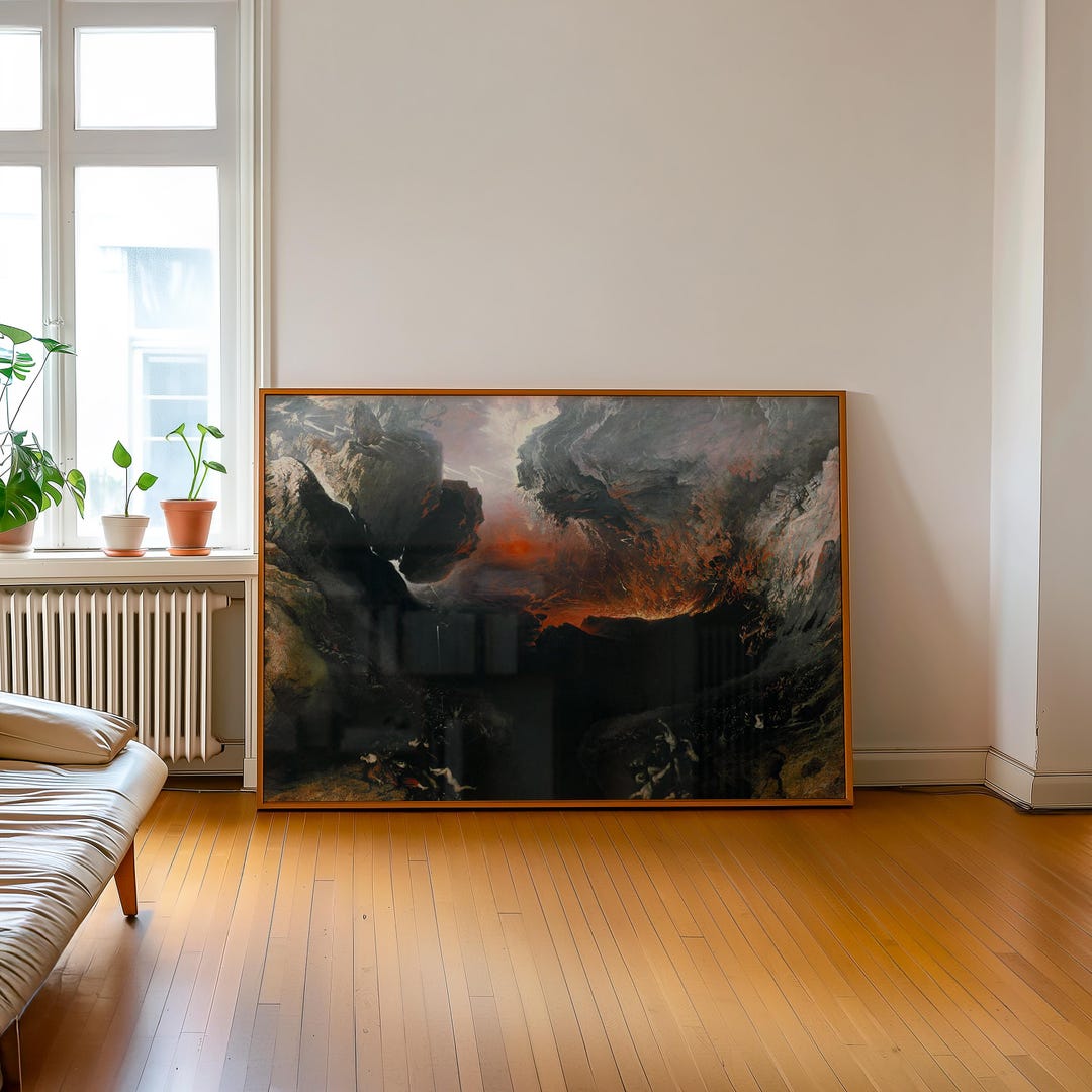 The Great Day of His Wrath Dramatic Biblical Apocalypse Painting by ...