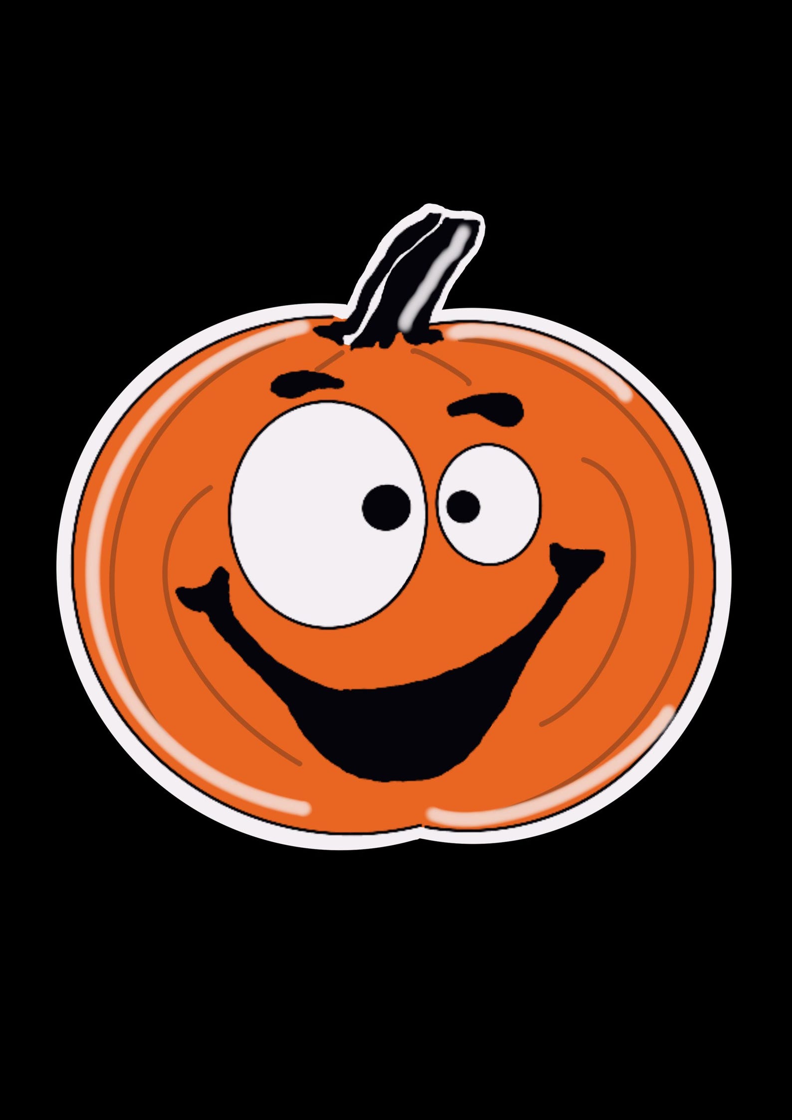 5 Cute Pumpkin Stickers for Halloween - Etsy