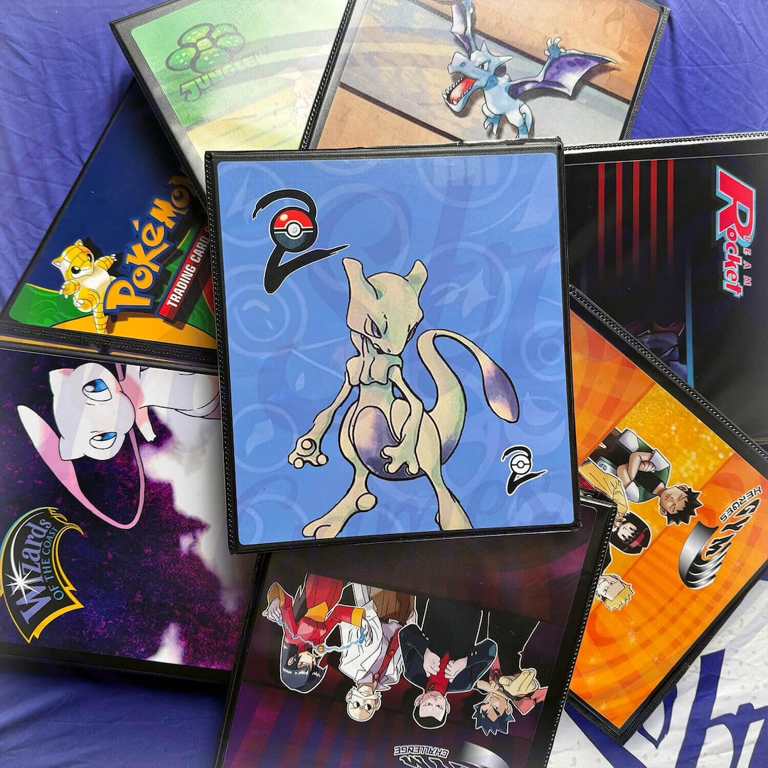 Base Set 2 Pokémon Card Binder Reimagined TCG Artwork Collectors Album ...