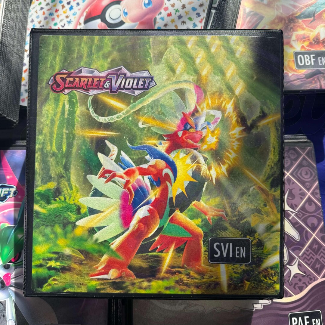 Scarlet & Violet Pokémon Binder 1.5 Black Star Promo Album Exclusive ...