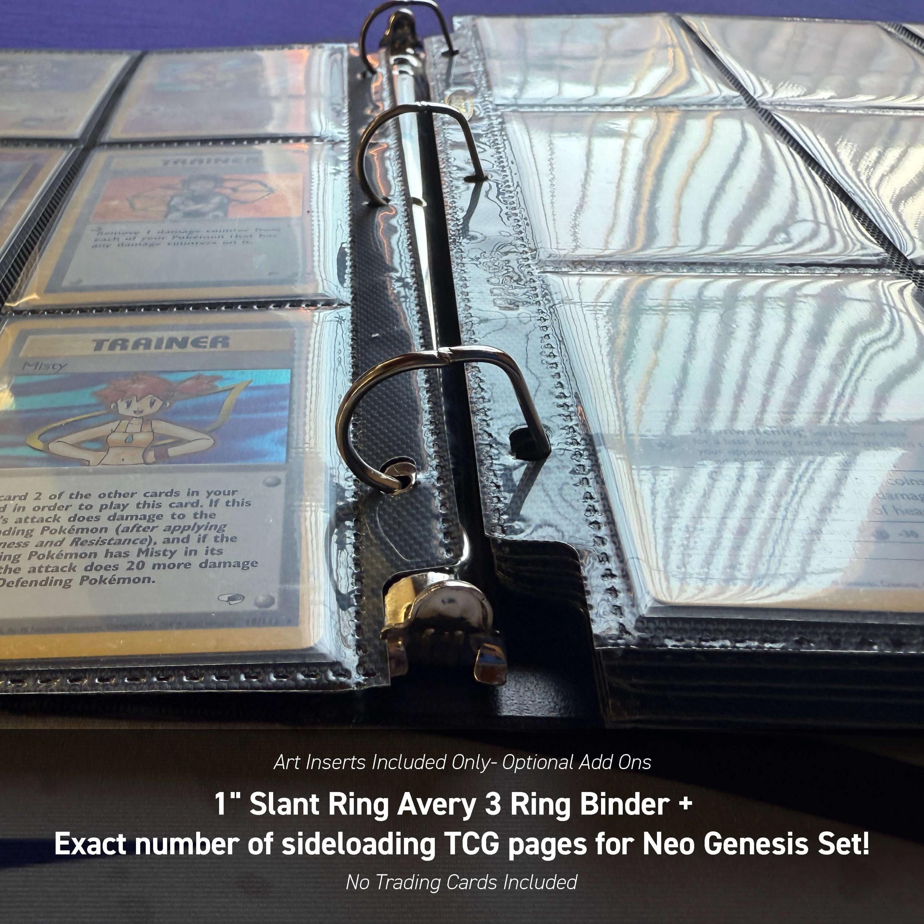 Neo Genesis Pokemon Card Binder – Lugia TCG Album - Etsy