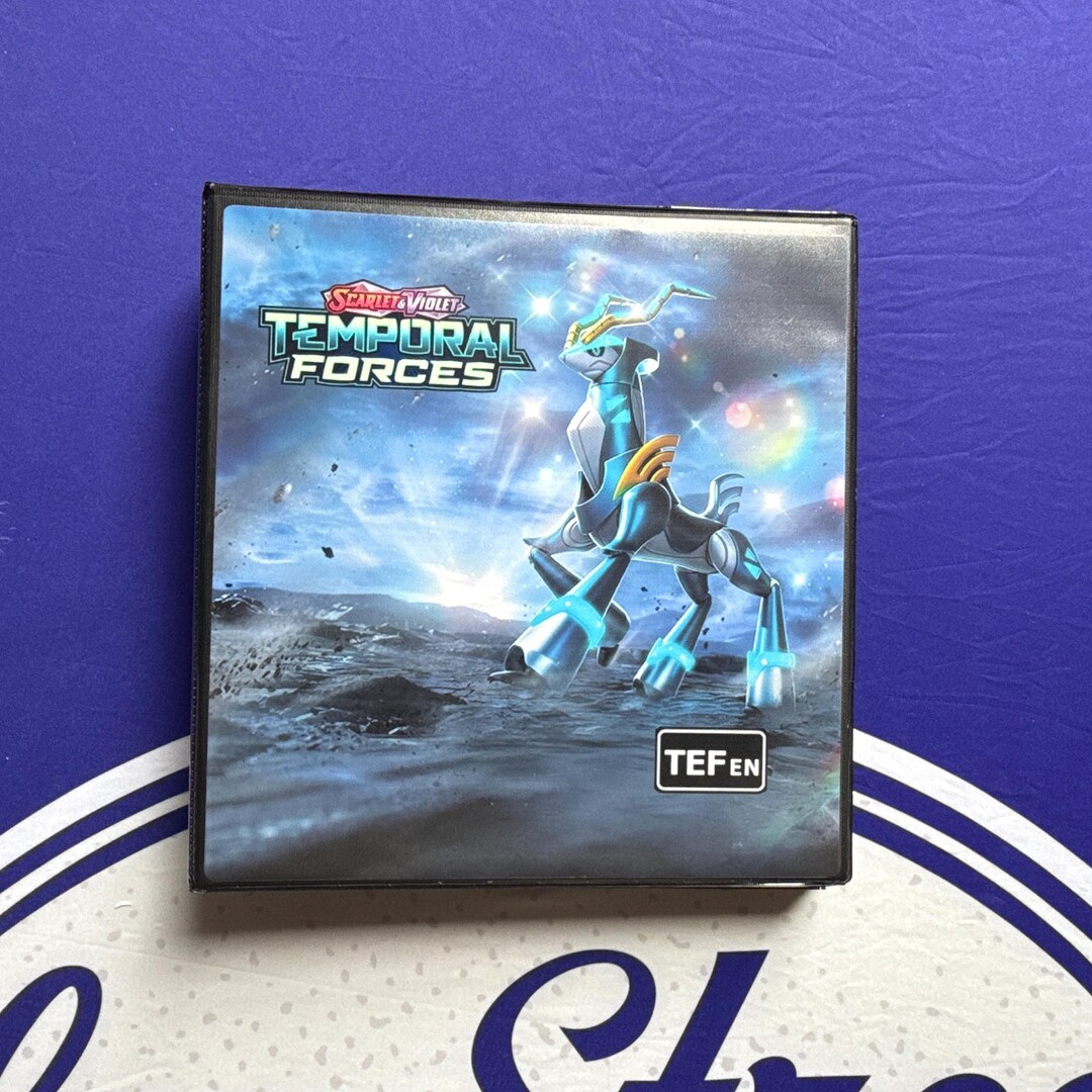 Temporal Forces Pokémon Binder - 1.5” SV05 Time Rift Edition - Paradox ...