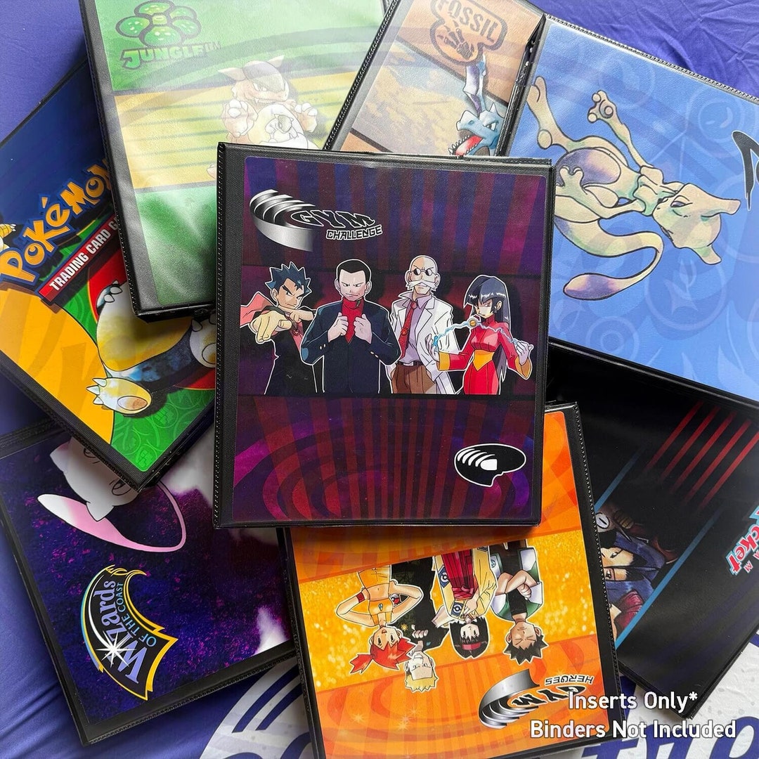 Pokémon Gym Challenge Binder Custom Vintage TCG Artwork Featuring Gym ...
