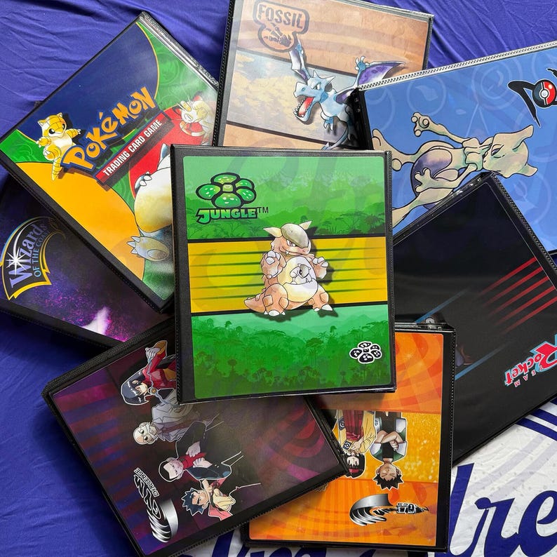 Pokémon Jungle Set Card Binder – Classic TCG Design - Etsy