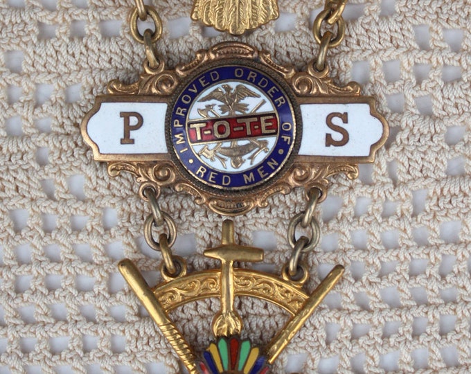 Improved Order of Red Men Fraternal Society Medal - Etsy