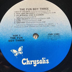 The Fun Boy Three “FB3” Vinyl Record Album 1982 - Etsy