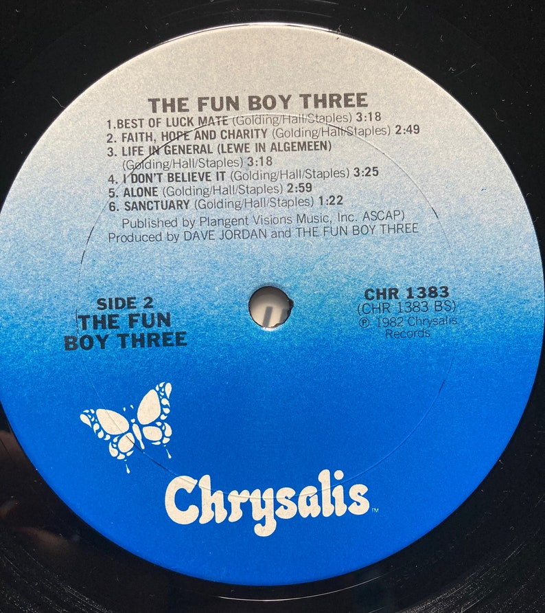 The Fun Boy Three FB3 Vinyl Record Album 1982 - Etsy