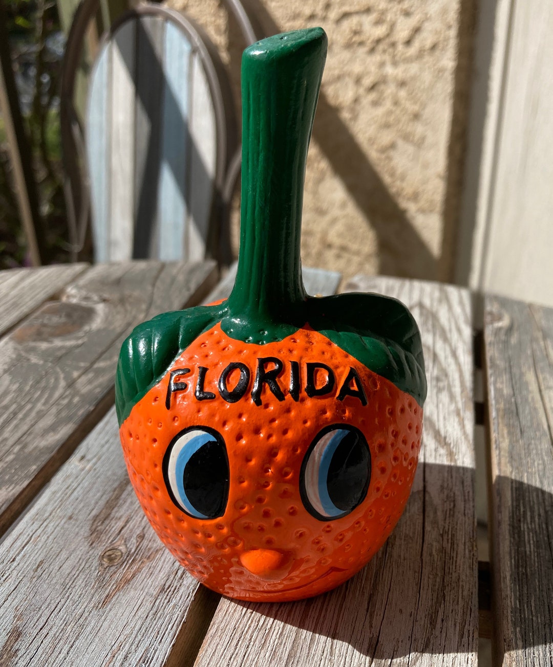 Vintage Florida State Orange Ceramic Bell - Etsy