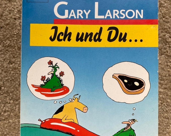 Rare Gary Larson “the Far Side - Ich Und Du” Cartoon Comic Book in ...