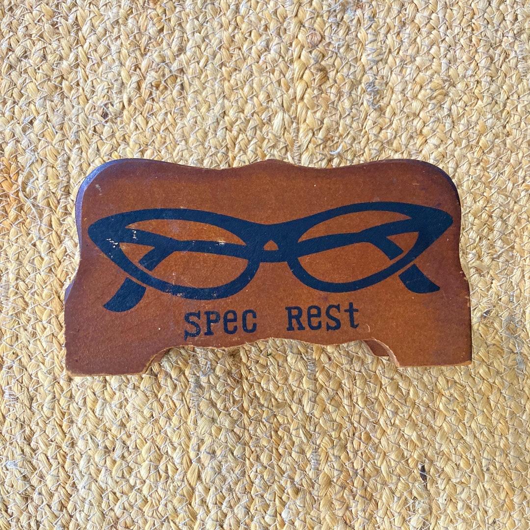 Vintage Wooden Spec Rest Glasses Holder - Etsy
