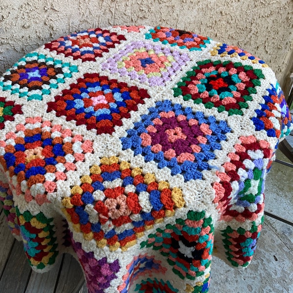 Granny Square Rug - Etsy