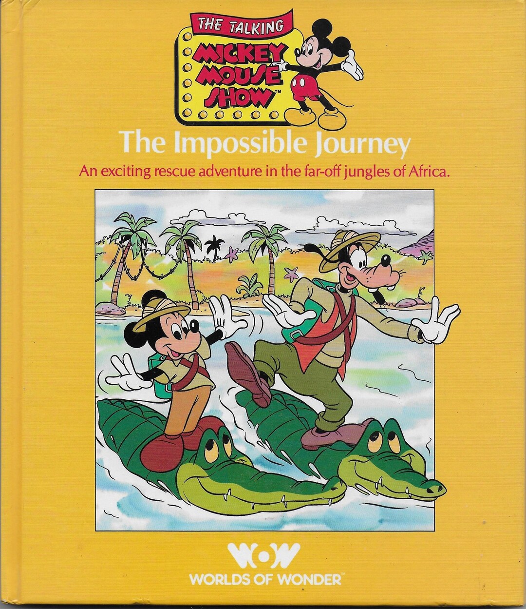 The Talking Mickey Mouse Show: the Impossible Journey Hardcover 1986 - Etsy
