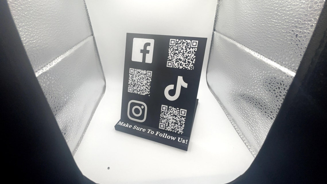 Personalised QR Code Pop-up | 3D PRINTED | Fully Customisable - Etsy UK