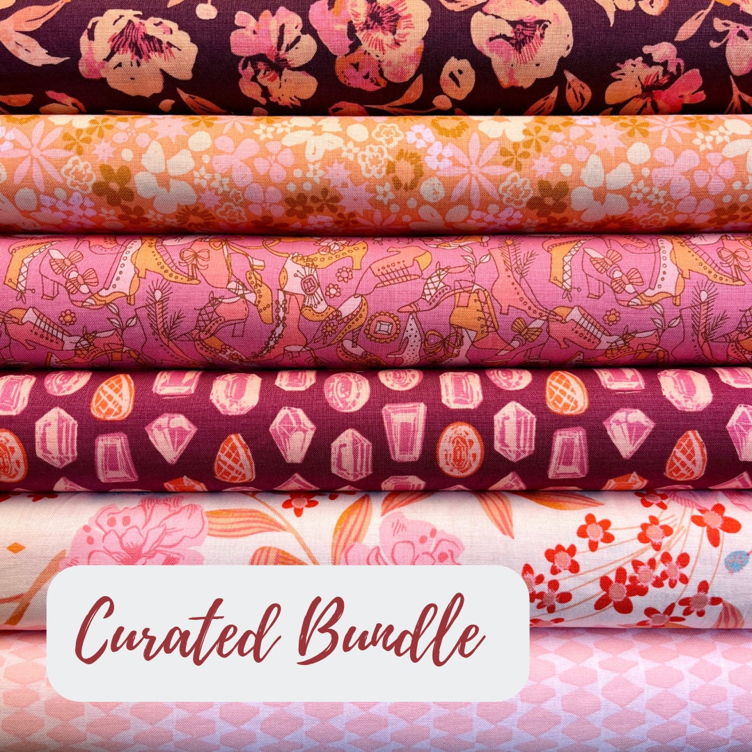 Fancy Fat Quarter Bundle by Dylan Mierzwinski 6 Fat Quarters - Etsy