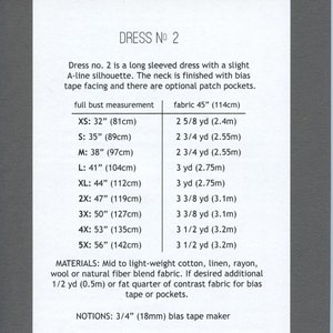 Dress No. 2 Pattern by 100 Acts of Sewing - Etsy