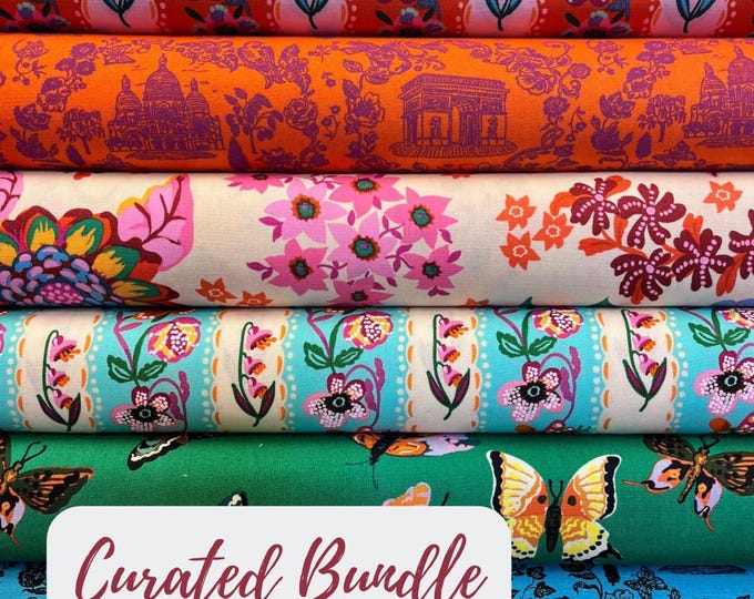 A Spring in Paris Fat Quarter Bundle by Nathalie Lete for Free Spirit ...