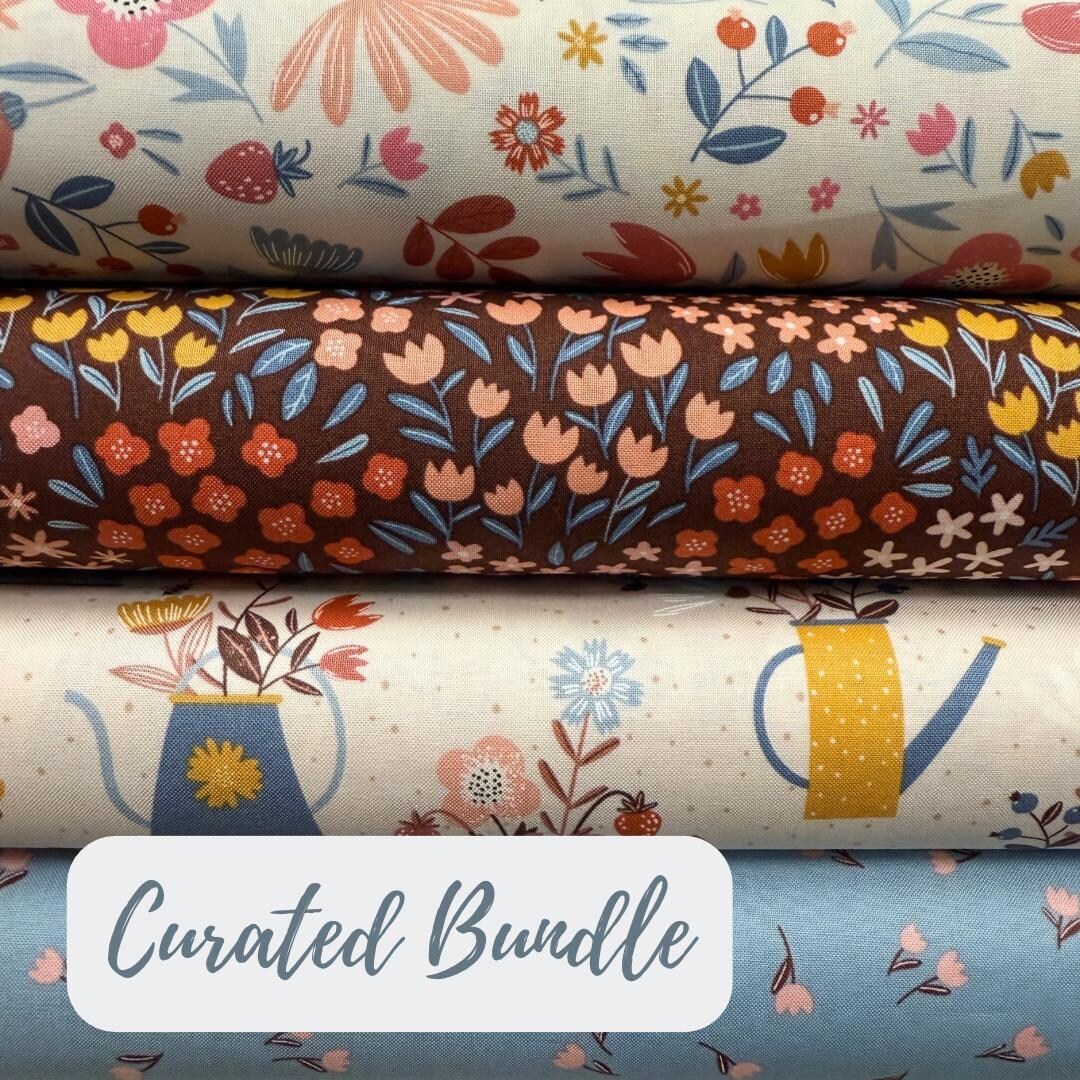Blossoms and Blooms Curated Fat Quarter Bundle - 4 Fat Quarters - Etsy