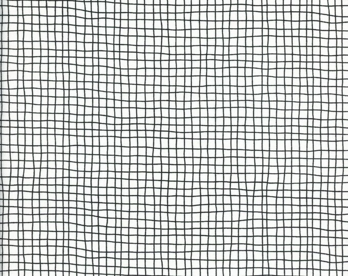 SALE - End of Bolt - Noir Grid in Ghost by Alli K Design for Moda ...