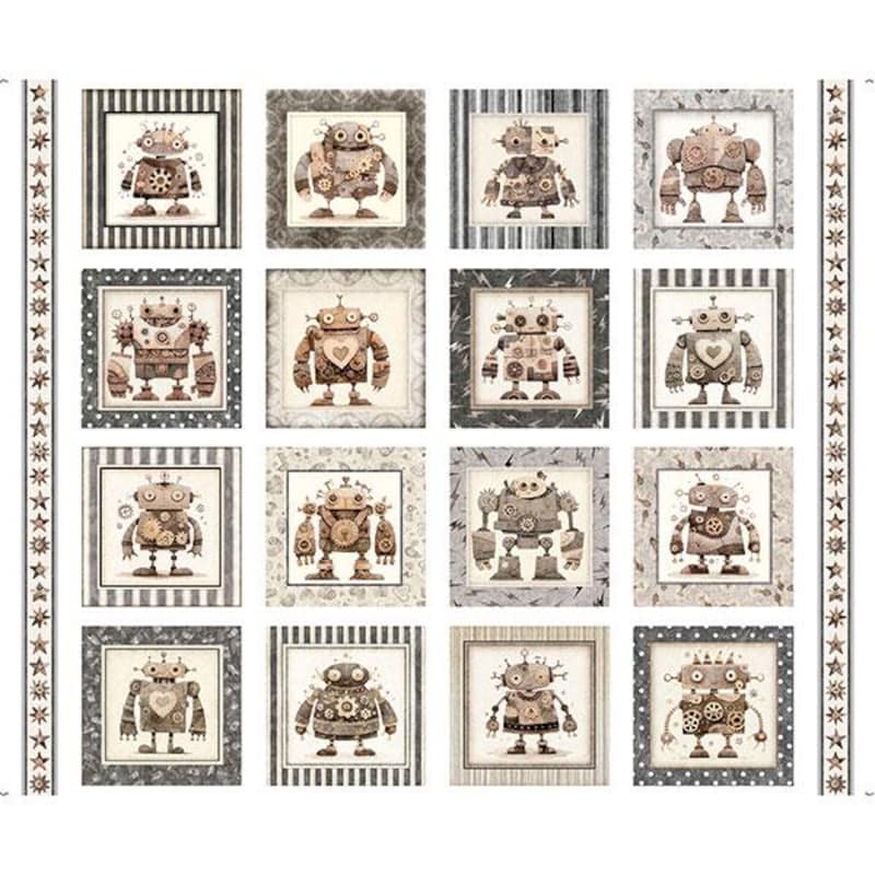 Robot Quilts - Etsy