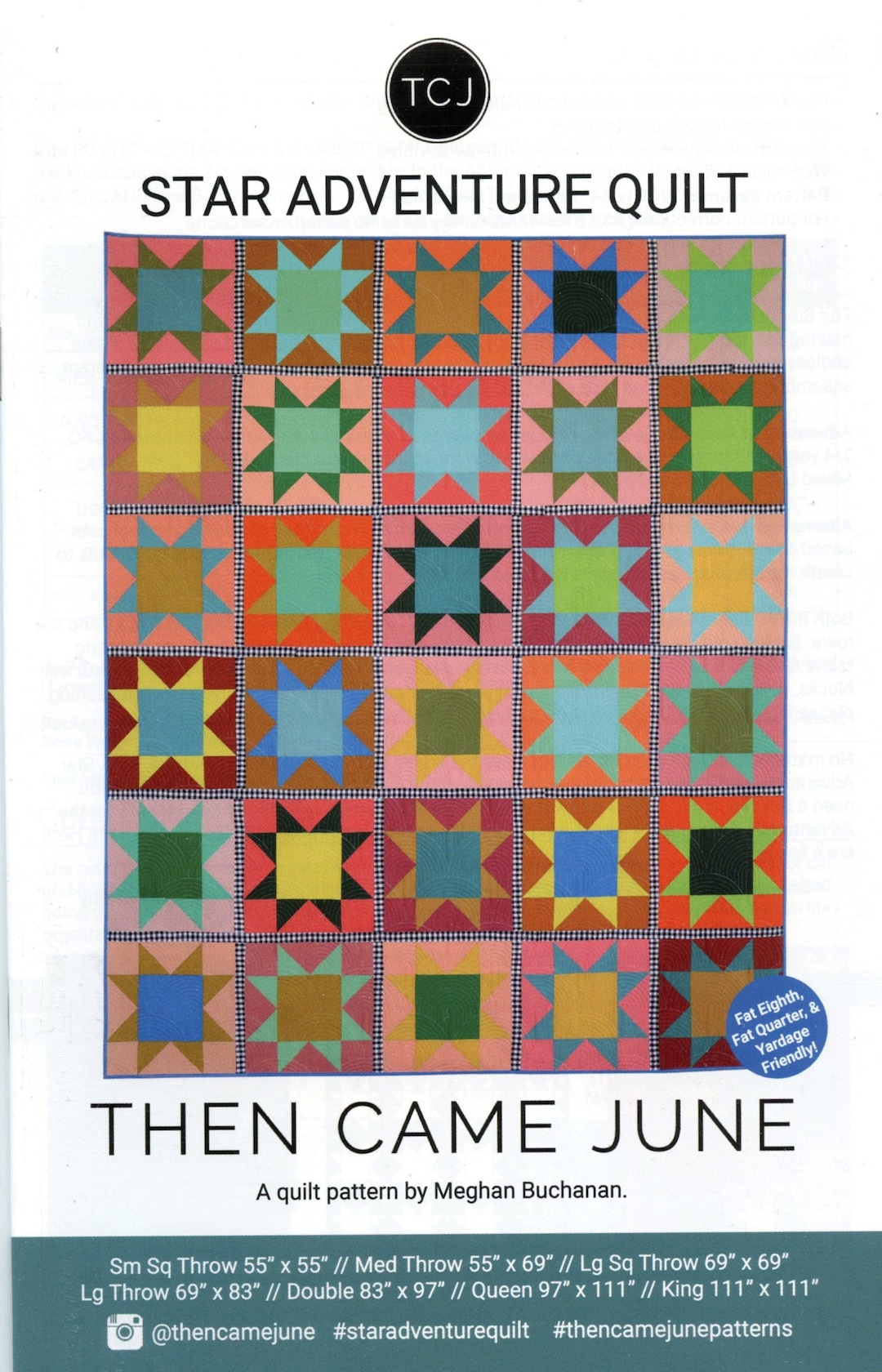 Star Adventure Quilt Pattern by Then Came June - Etsy