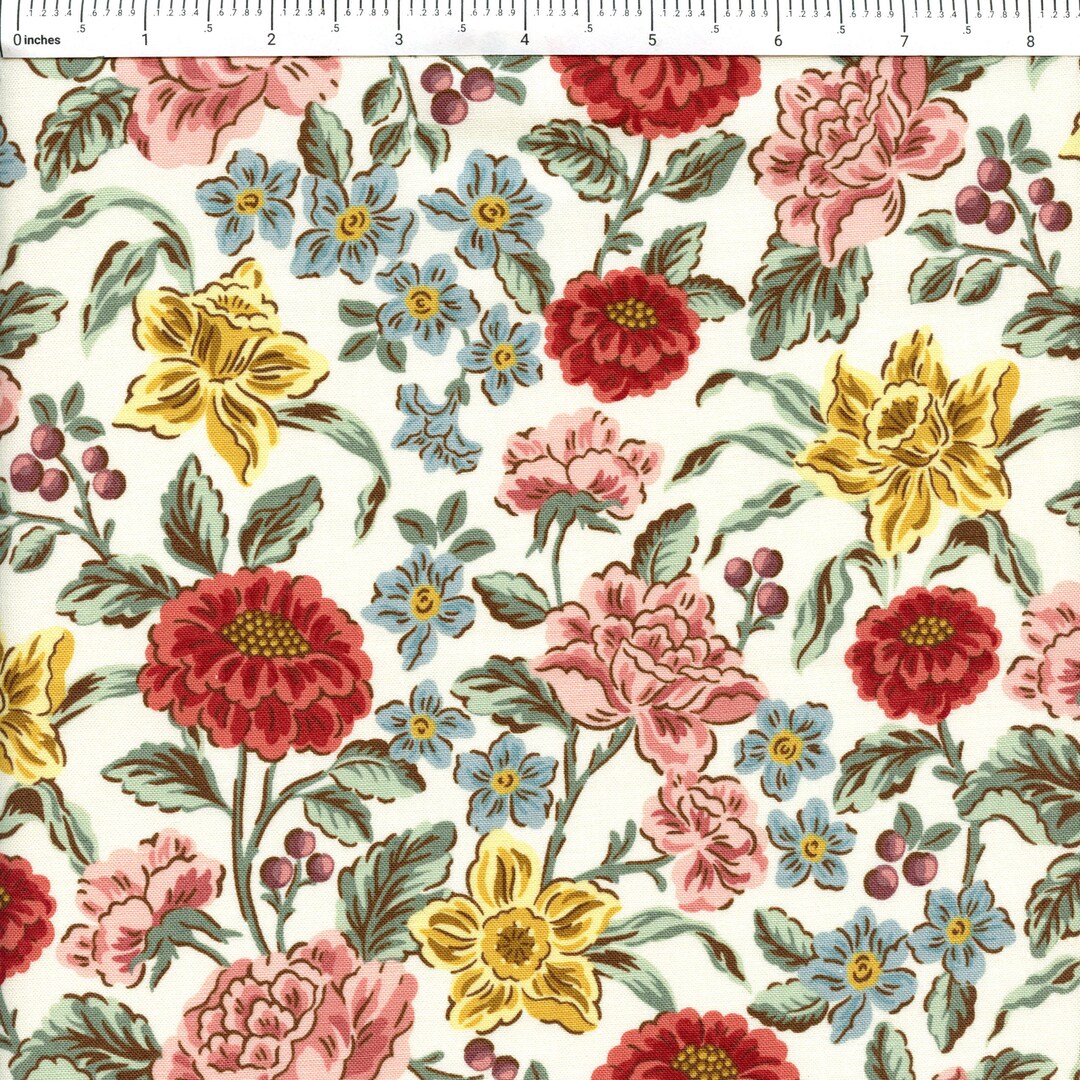 Jane Austen Emma Hartfield in Cream - Sold in Half Yard Increments - Etsy