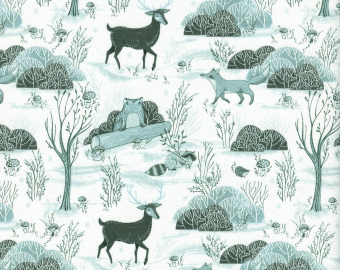 SALE - End of Bolt - Enchanted Forest Day in the Woods in White by Cori ...