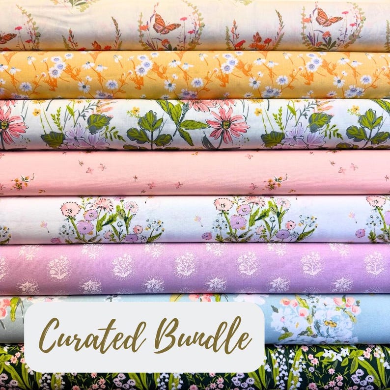 Midsummer Curated Fat Quarter Bundle - 8 Fat Quarters - Etsy